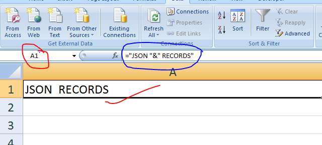 How To Generate Json Format Records In Excel Without Vba Programming